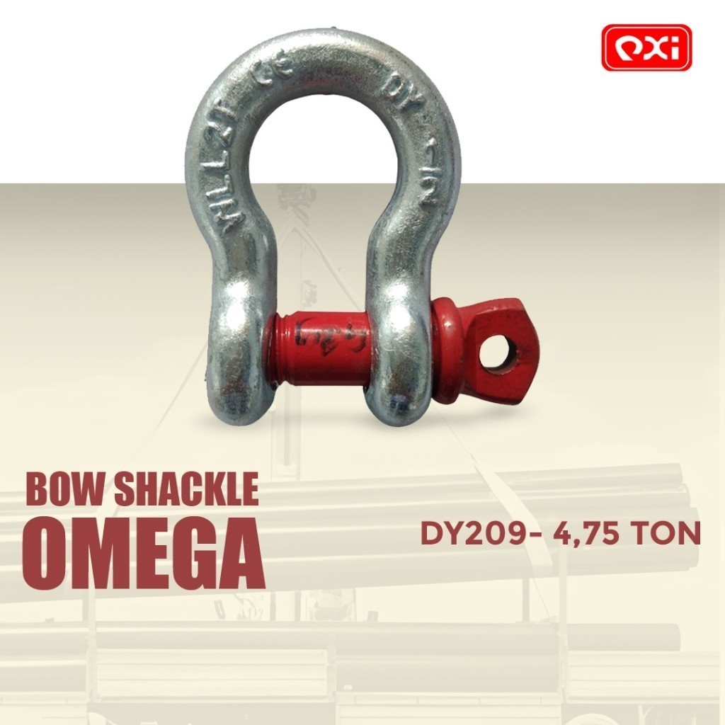 Jual Bow Shackle Omega / Segel Screw Pin DY209 4,75 TON | Shopee Indonesia