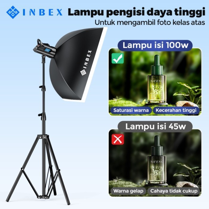 Jual Inbex Il-100S Foto Lighting Studio Softbox Lampu Fotografi ...