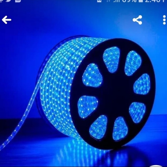 Jual Lampu Led Strip Selang 5050 Smd 220V 100M 100Meter Drop Ceiling Biru Lampu | Shopee Indonesia