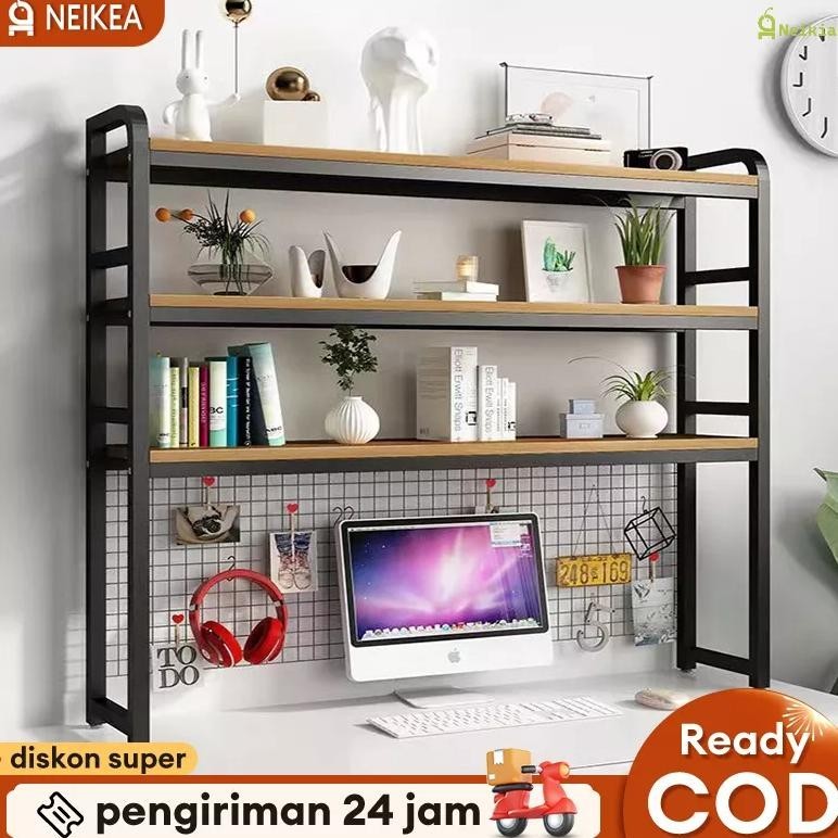 Jual Rak Desktop Storage Rak Meja Stationery Rak Buku Desktop Rak ...