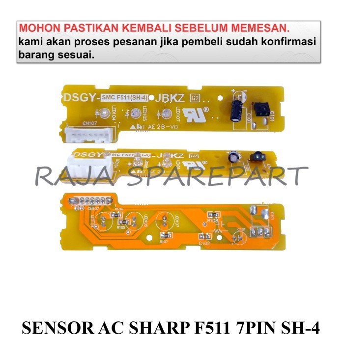 Jual Open DS] MODUL DISPLAY/DISPLAY SENSOR AC/SENSOR AC SHARP F511 7PIN ...