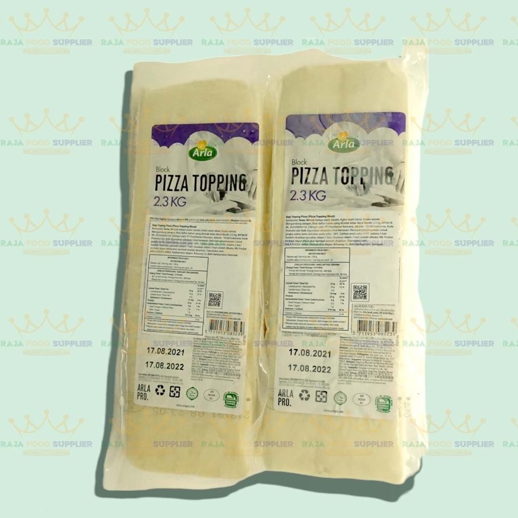 Jual Arla Topping Pizza Mozzarella Cheese 2,3 kg - Keju Mozarella Import | Shopee Indonesia