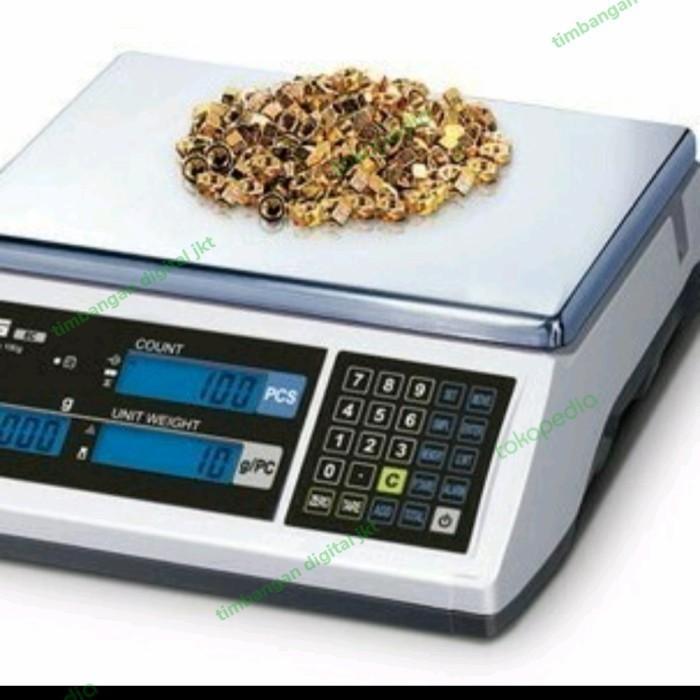 Jual Counting Scale Cas Jcs / Timbangan Hitung Jumlah Pcs Baut / 3Kg X 0.1G | Shopee Indonesia