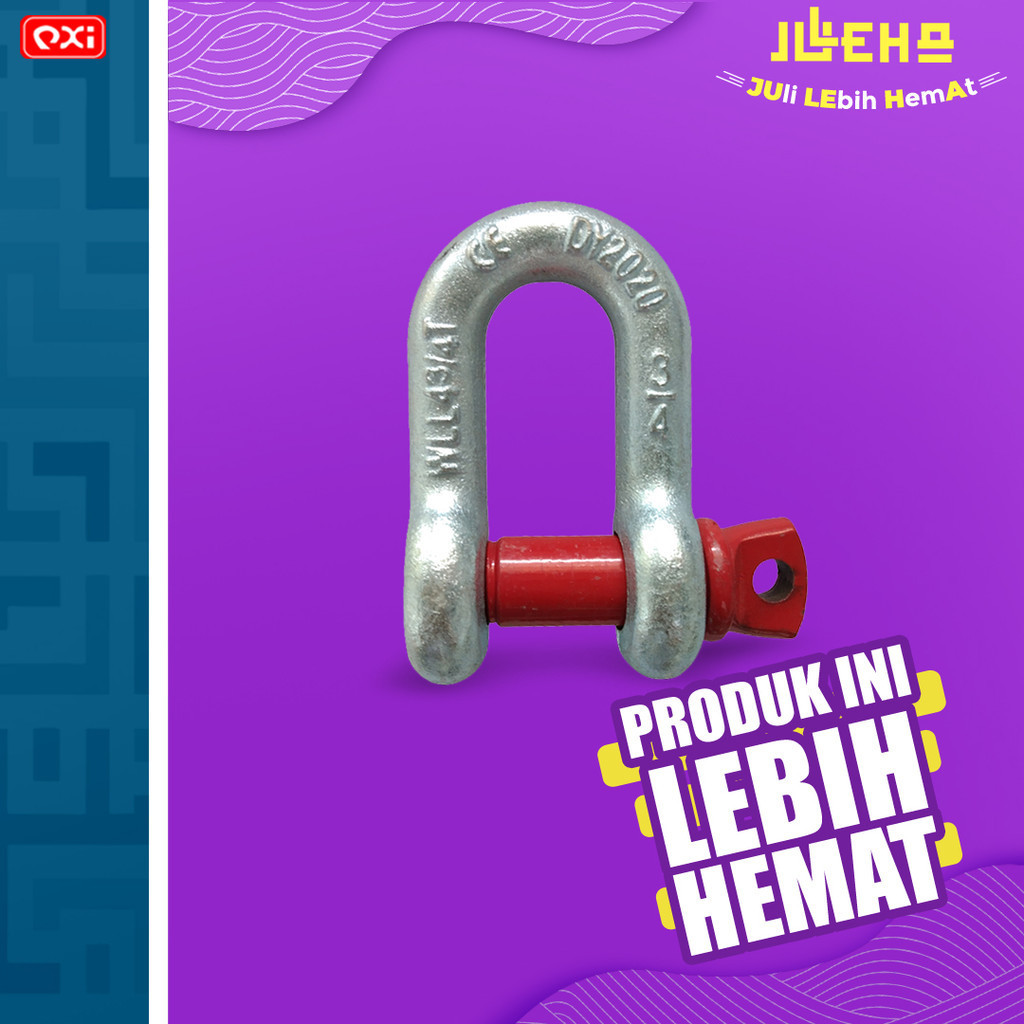 Jual Shackle D DY210 / Segel Dee Screw Pin 6,5 TON | Shopee Indonesia