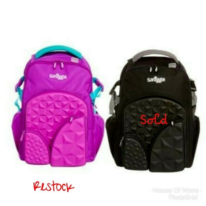 Jual HARGA DISKON SMIGGLE PREMIUM HARDTOP BACKPACK BLACK - TAS SMIGGLE ...