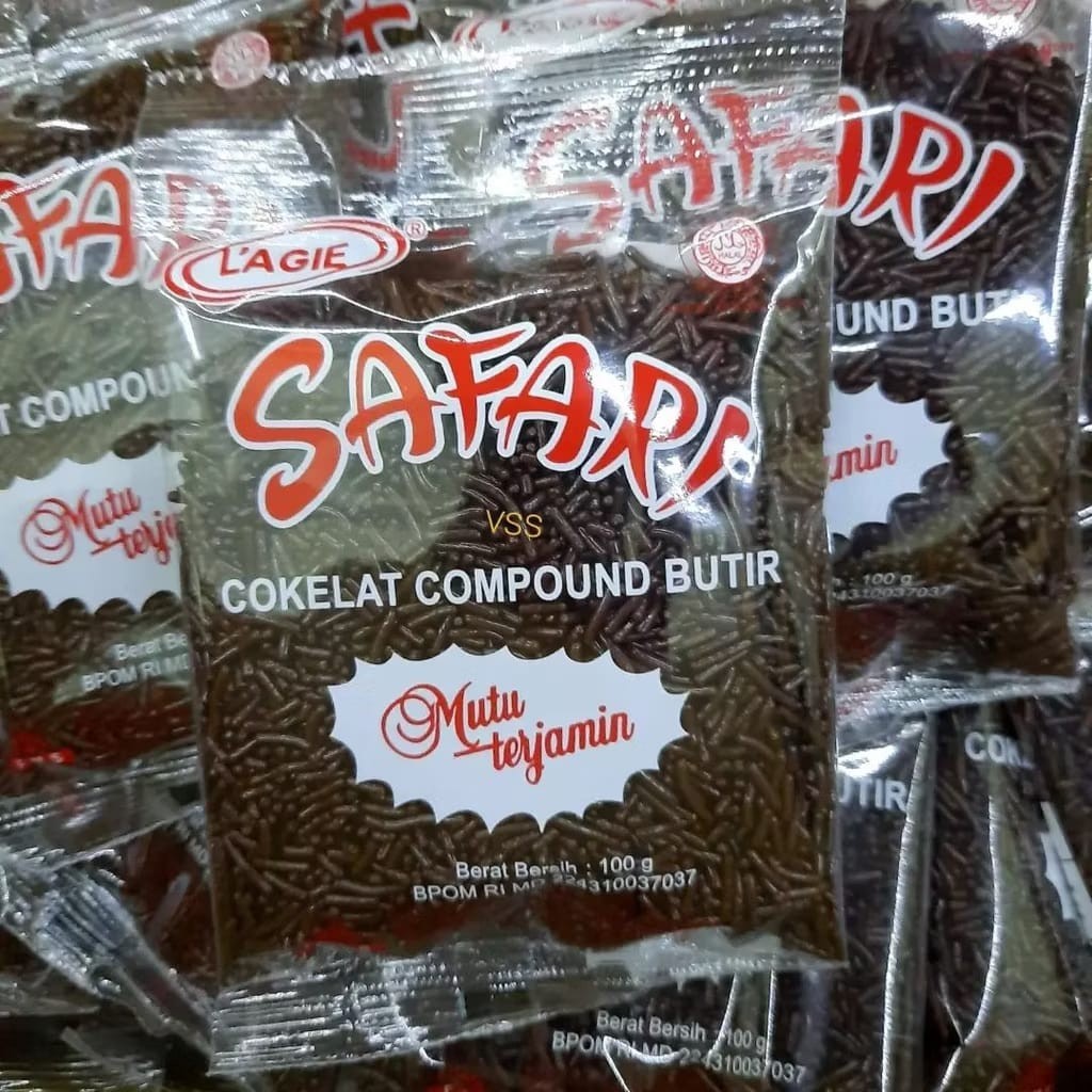 Jual Mesis / Meses Safari Coklat 100gr - Warna Warni | Shopee Indonesia