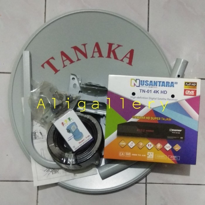 Jual PAKET DISH ODU PARABOLA MINI OFFSET 45CM TANAKA PLUS RECEIVER ...