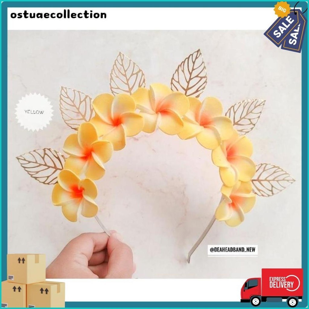 Jual 7 Warna Bando Bunga Kamboja Bando Bali Bando Adat (Lagi Viral ...