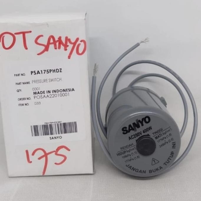 Jual Otomatis Pompa Air Sanyo / Pressure Switch 3/8" !! Ready | Shopee ...