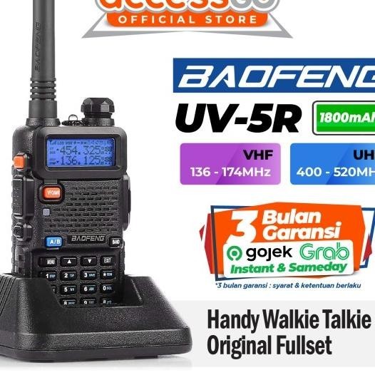 Jual Walkie Talkie Ht Handy Talkie Baofeng Uv5R/Uv-5R Radio Ht Komunikasi | Shopee Indonesia