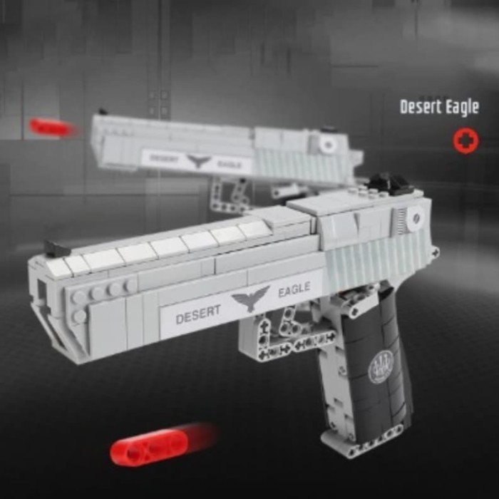 Jual Lego Gun Desert Eagle Military Diy Bricks & Blocks Toy Pistol ...
