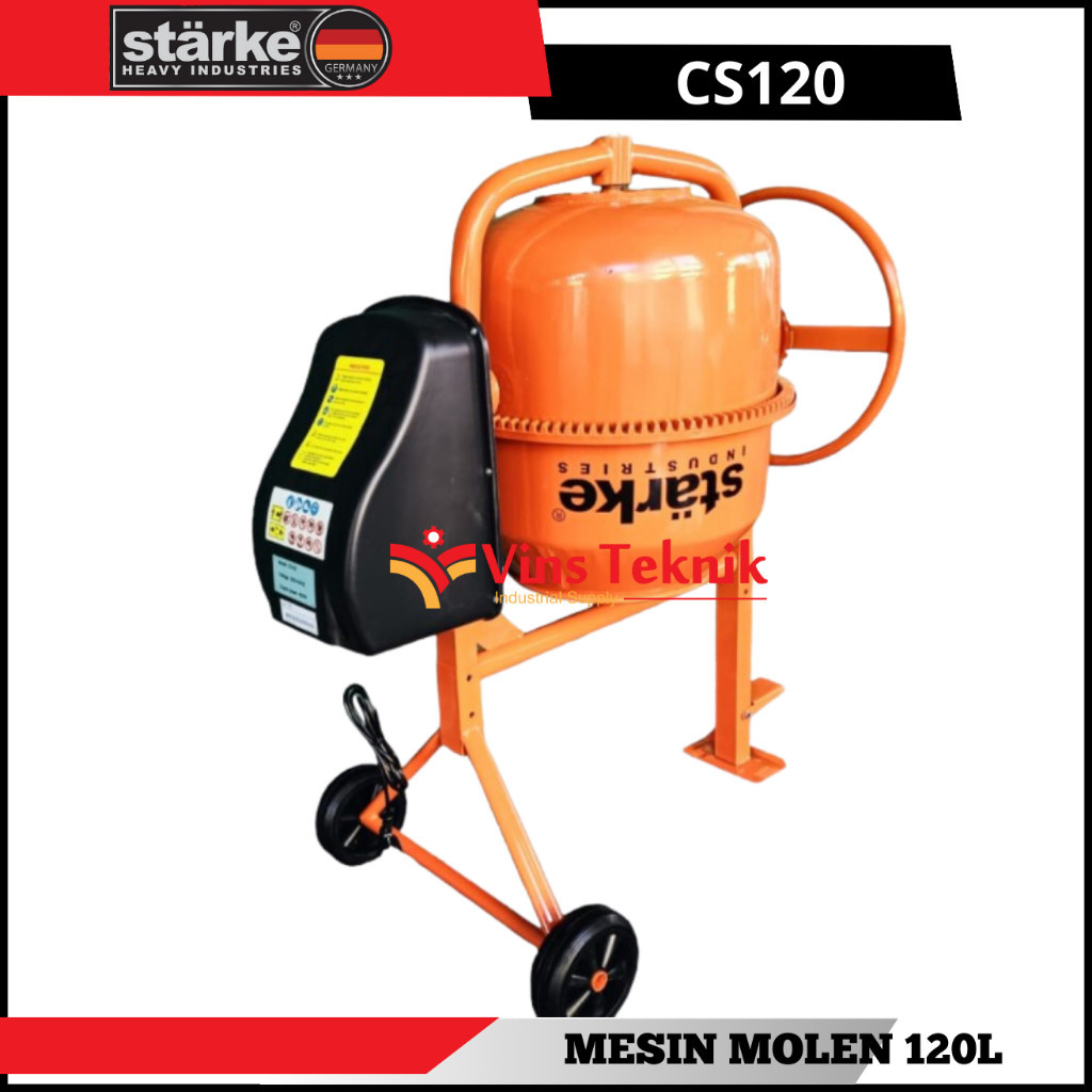 Jual Mesin Molen Listrik Molen Mini 120L Concrete Mixer Starke Cs120 Cs ...