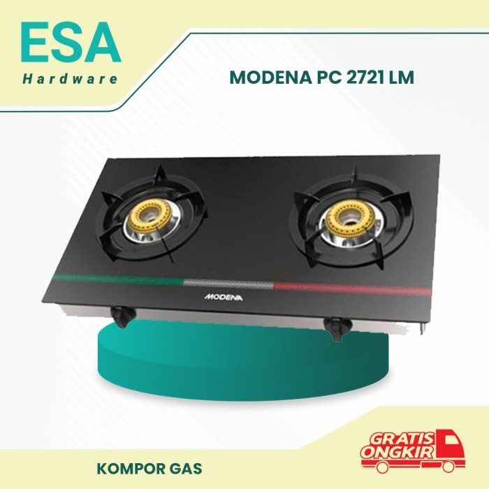 Jual KOMPOR GAS 2 TUNGKU MODENA PC 2721 LM | Shopee Indonesia