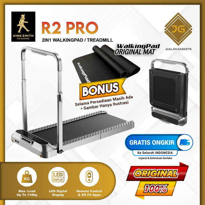 Jual Kingsmith Walkingpad R2 PRO 2in1 Fitness Treadmill - Global ...