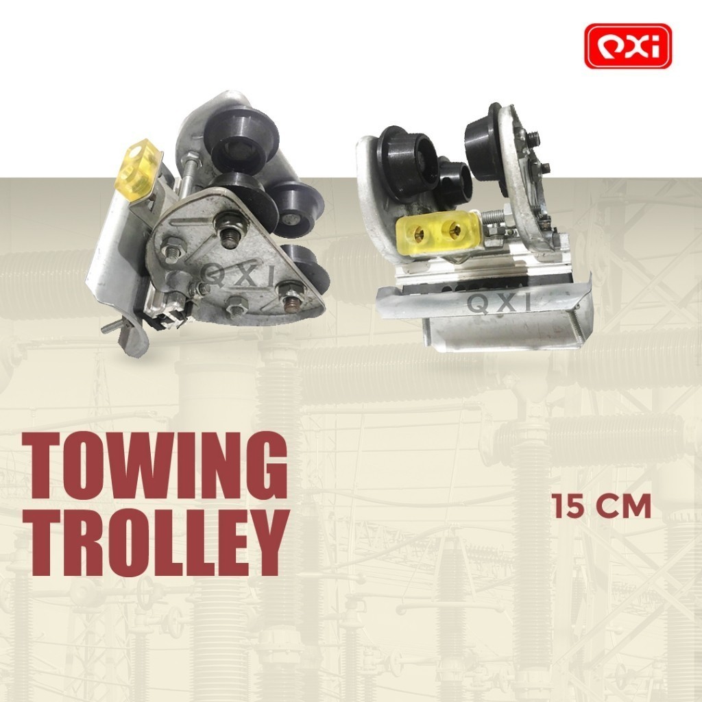 Jual Towing Trolley 15 cm / Festoon Cable Trolley / C Track Kabel ...