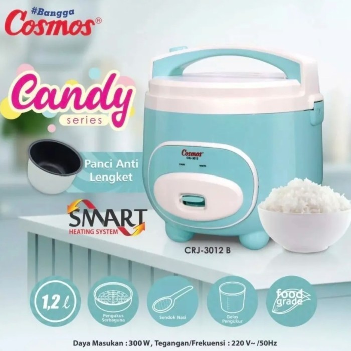 Jual Produk [READY] Promo Magic com cosmos 3 in 1 1,2 liter crj 3012/rice cooker cosmos 1,2 LTR ...