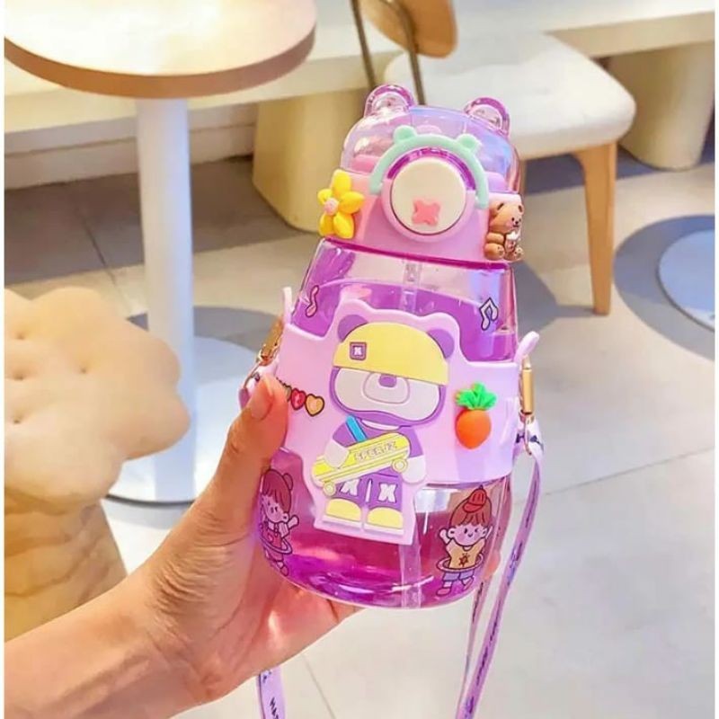 Jual Alat Minum Anak Botol Minuman Free Sedotan Ukuran 600 ml / Botol ...