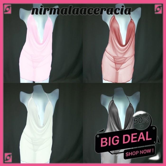 Jual SEXY LINGEIRE JARING SEKSI TRANSPARAN LINGERIE BAJU MALAM SEXYS ...