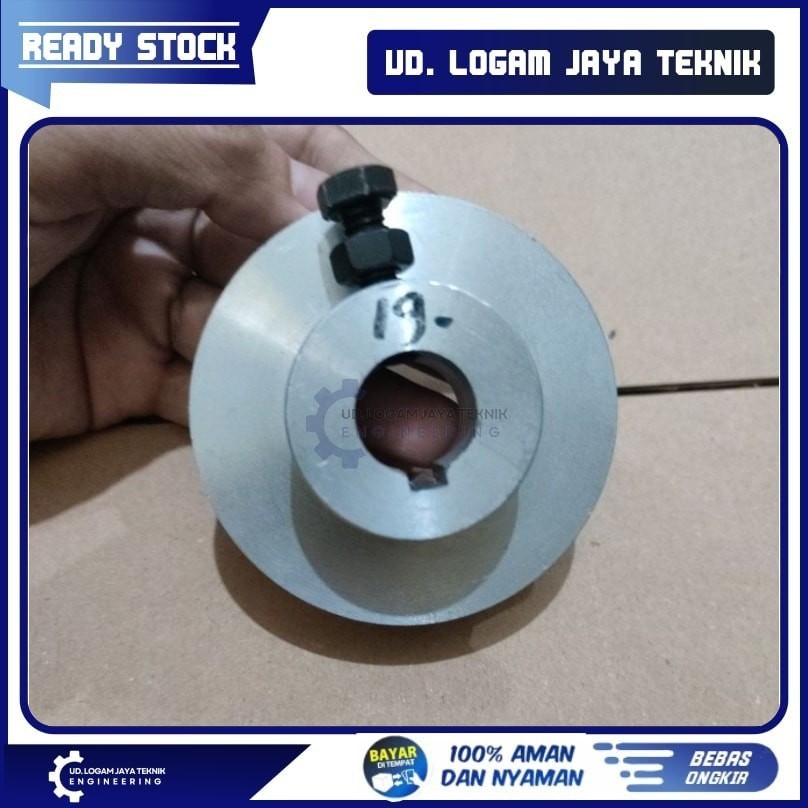 Jual Puli puly pulley roda mesin dinamo A1 x 3inchi x 19mm serkel ...