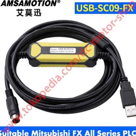 Jual USB-SC09-FX PLC DATA PROGRAMMING CABLE FOR MITSUBISHI FX KABEL PLC ORIGINAL DAN TERPERCAYA ...