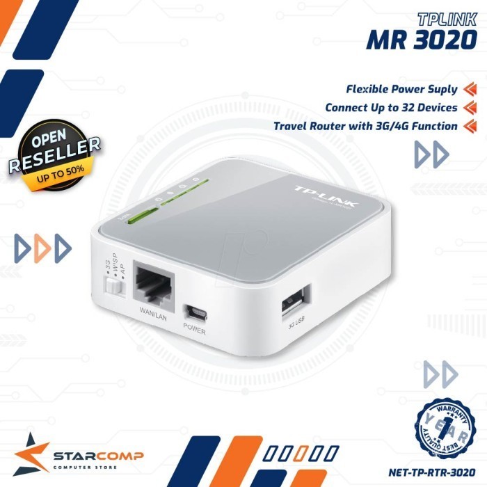 Jual Tp Link Router Mr 3020 3G/4G Usb Modem | Shopee Indonesia