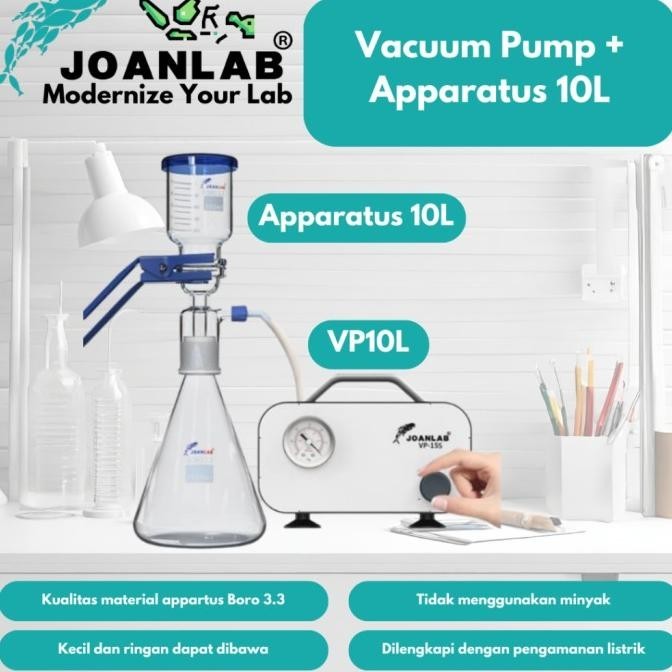 Jual Joanlab Mini Vacuum Pump Oil Free Pompa Vakum Tanpa Minyak Oli Vp-10L | Shopee Indonesia