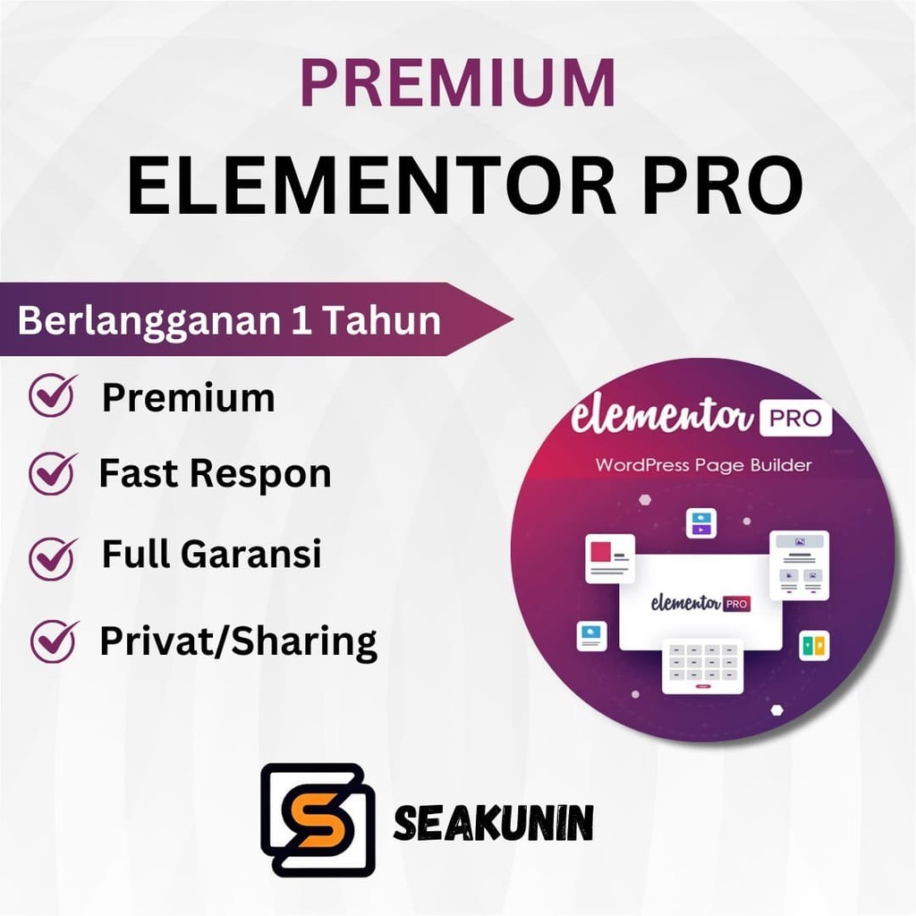 Jual Elementor Pro Lisensi Auto Update 100% Original Pertahun + Full Personal Support | Shopee ...