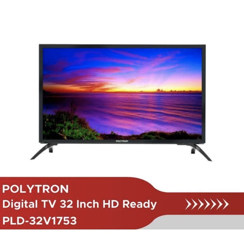 Jual LED TV 32 Inch Polytron HD Ready PLD-32V1753 PLD32V1753 | Shopee Indonesia
