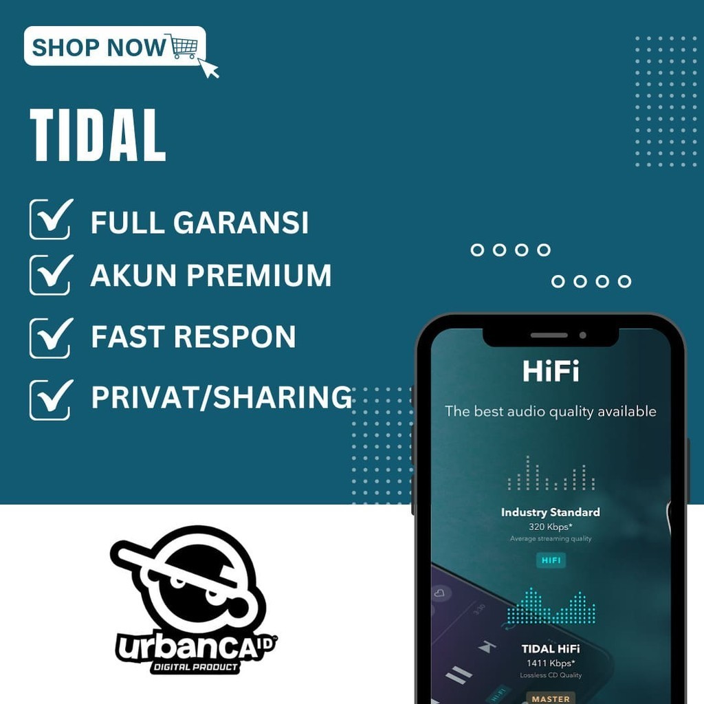 Jual Software Tidal Music Hifi Plus Player Master Original 1 Tahun ...