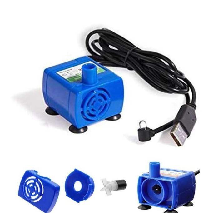 Jual Pompa Air Mini Celup Jack USB Submersible Pump DC 9V Aquarium ...