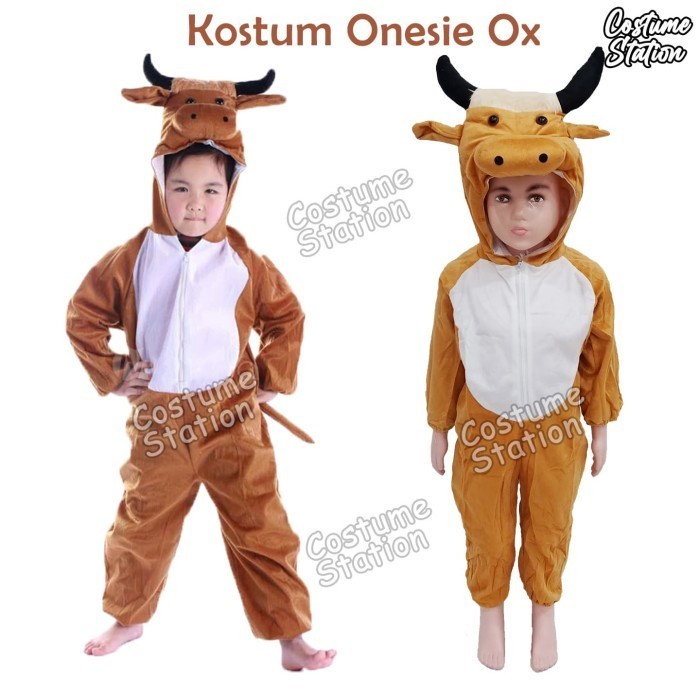 Jual Kostum Onesie Ox / Costume Hewan Sapi Lembu Banteng anak laki ...