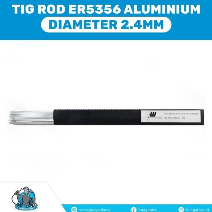 Jual Kawat Las Argon Tig Rod 2,4 Filler Aluminium Er5356 Dia 2.4 Mm ...