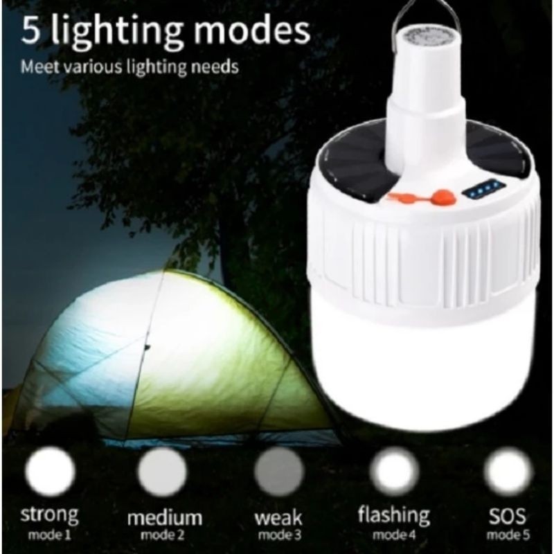 Jual Lampu Tenda Camping Gantung Solar Emergency 2022 Charging Lamp 45 Watt / Lampu Charger ...