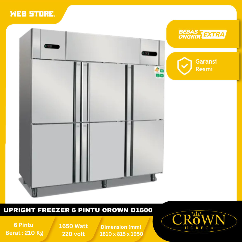 Jual Kulkas Upright Freezer Lemari Pembeku Daging/Seafood Upright ...