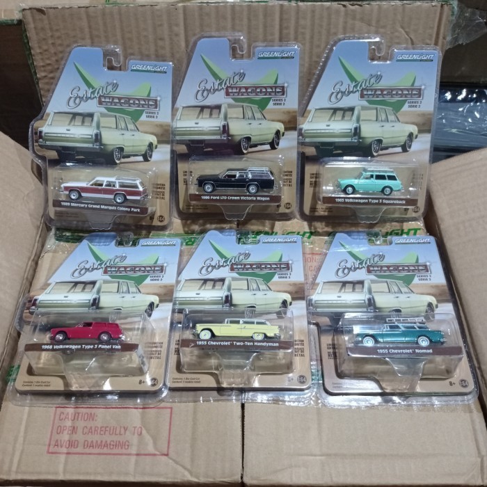 Jual Fhare Greenlight Estate Wagons Series 2 Diecast Collection Full ...