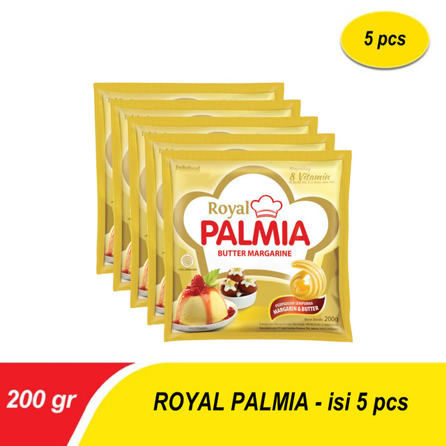 Jual Royal Palmia Butter Margarine 200gr x 5 pcs | Shopee Indonesia