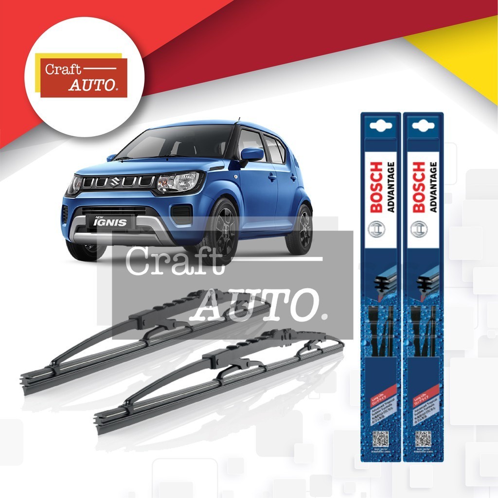 Jual Wiper Mobil Sepasang (2pcs) Bosch Advantage Suzuki Ignis Ukuran 20 ...
