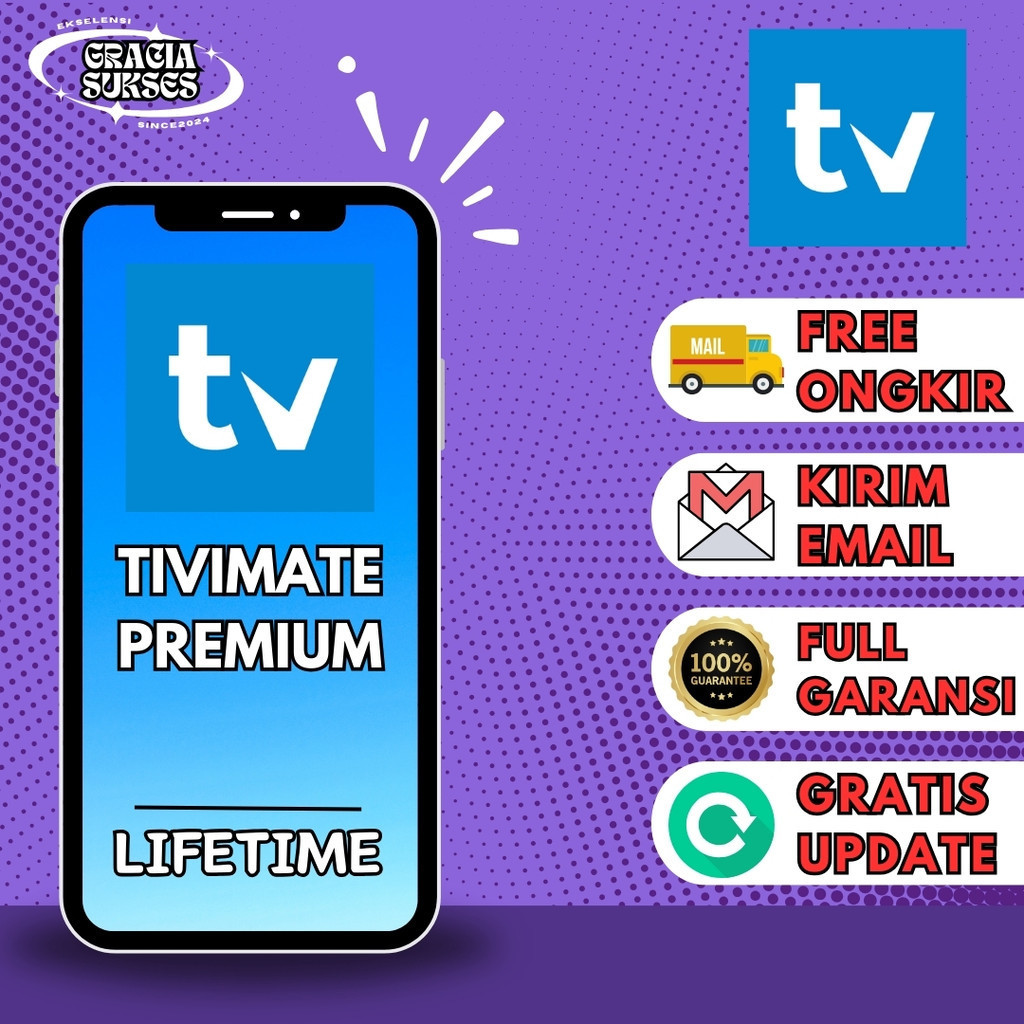 Jual Tivimate Premium Lifetime | Unlock banyak Channel | Bergaransi Selamanya | Shopee Indonesia