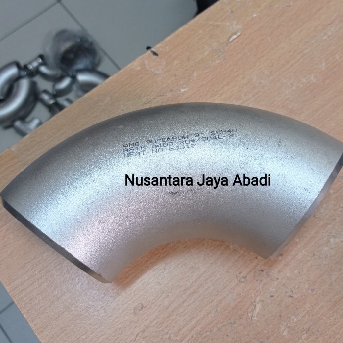 Jual Elbow Las Weld Stainless 304 Sch 40 3 " Inchi Dn 80 | Shopee Indonesia