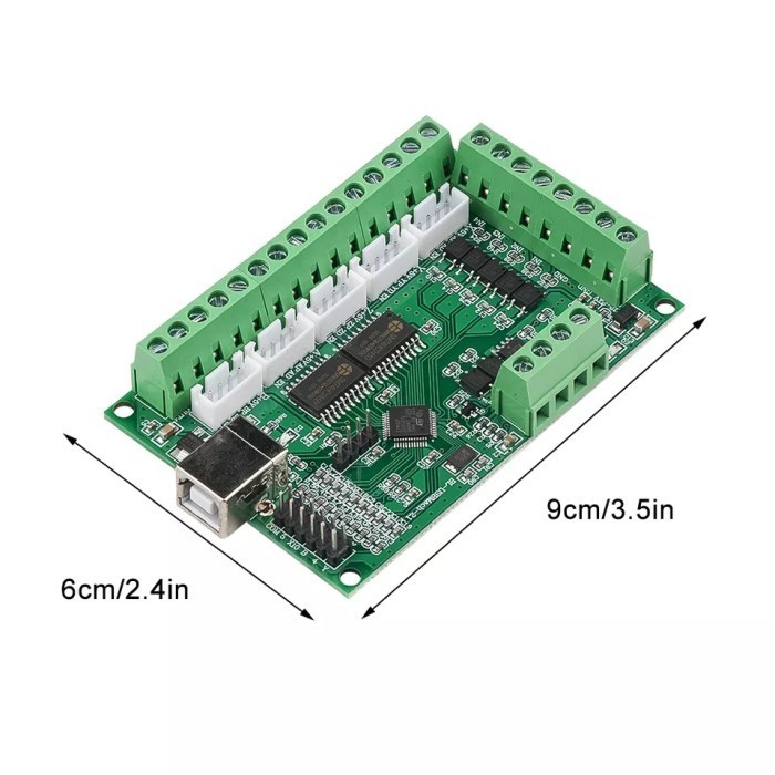 Jual Mach3 V2.1 Motion Control Card Board Usb Cnc 5 Axis Motherboard 12 ...