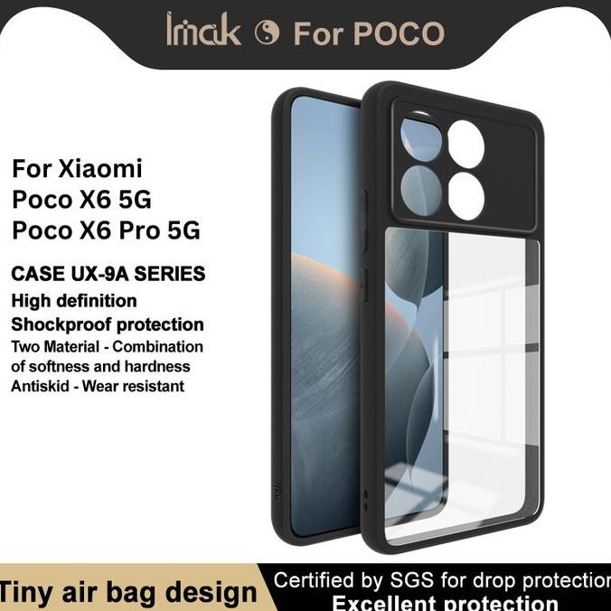 Jual Case Xiaomi Poco X6 / X6 Pro (5G) Imak Ux-9A Hybrid Airbags Casing ...