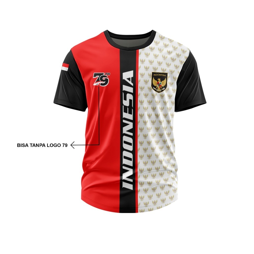 Jual BAJU KAOS JERSEY HUT RI 79 KEMERDEKAAN INDONESIA 17 AGUSTUS 2024 TIMNAS PRIA WANITA TERBARU ...