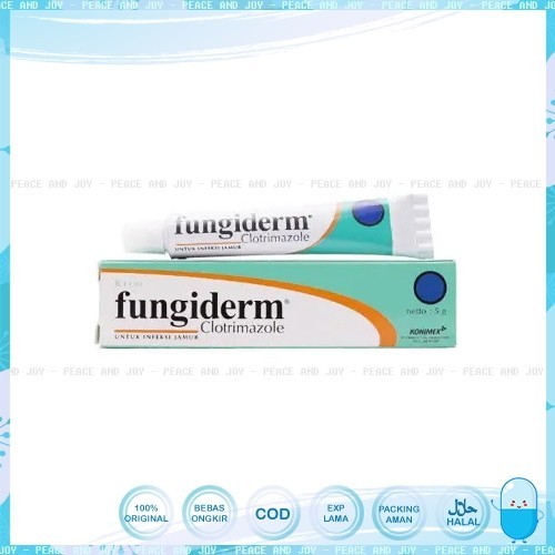 Jual FUNGIDERM SALEP ANTI JAMUR 5 GR MENGATASI GATAL KUTU AIR PANU ...