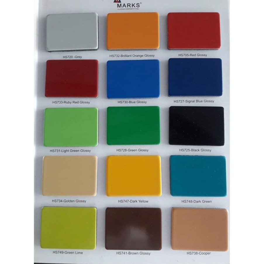 Jual Acp Marks Seven - 4 Mm - Alumunium Composite Panel (Pvdf) | Shopee ...