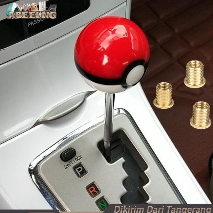 Jual POKEMON POKEBALL GEAR SHIFT KNOB TUAS PERSENELING MOBIL UNIVERSAL ...
