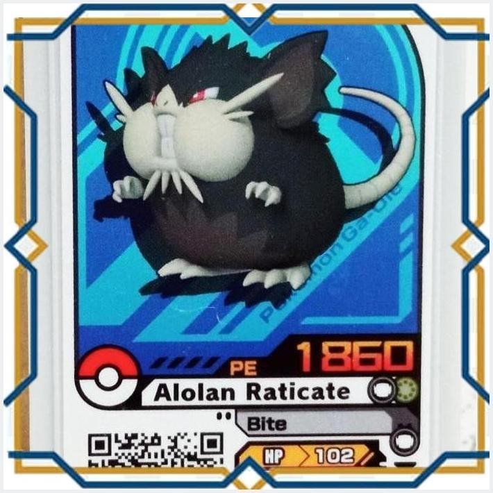 Jual [WDE] TAKARA TOMY POKEMON GA OLE GAOLE *2 ALOLAN RATICATE | Shopee ...