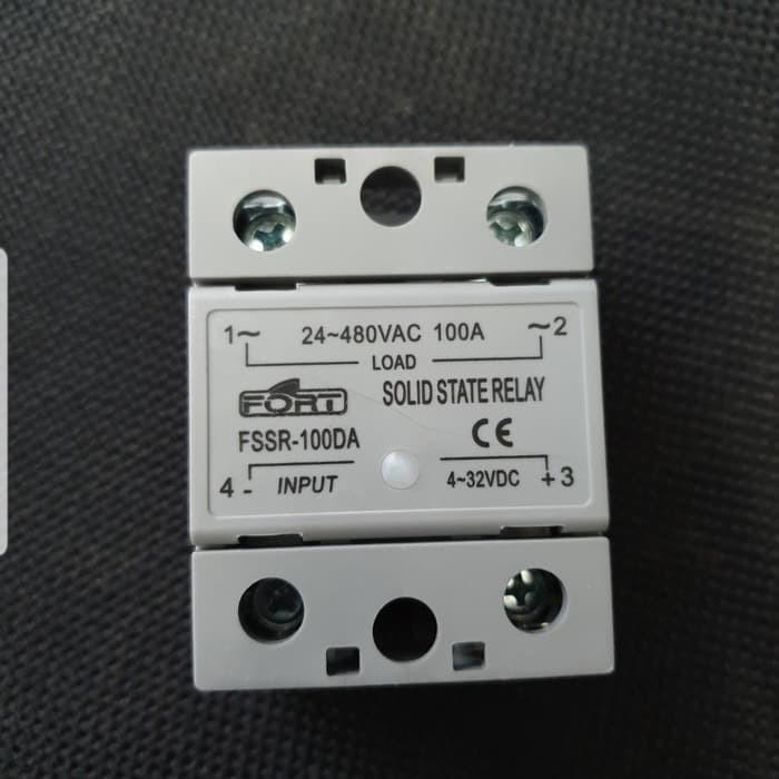 Jual FSSR-100DA 1 PHASE SOLID STATE RELAY DC-AC FORT 1P 1PHASE 100A SSR TERMURAH | Shopee Indonesia