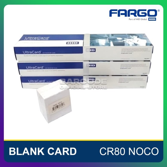 Jual Kartu Pvc Blank Id Card Ultracard Hid Noco Cr 80 Isi 500 Pcs ...