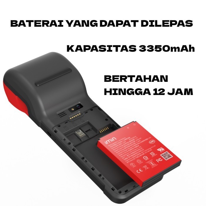 Jual Mesin Kasir Portable Android 13 Imin Swift 2 Pro Dgn Printer 4/32 ...