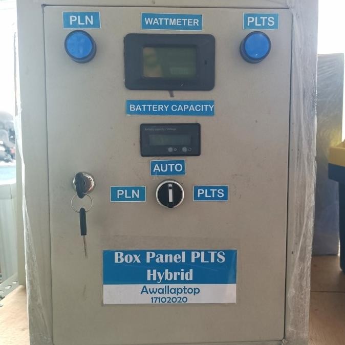 Jual paket lengkap panel PLTS panel surya solar cell inverter SCC ATS ...